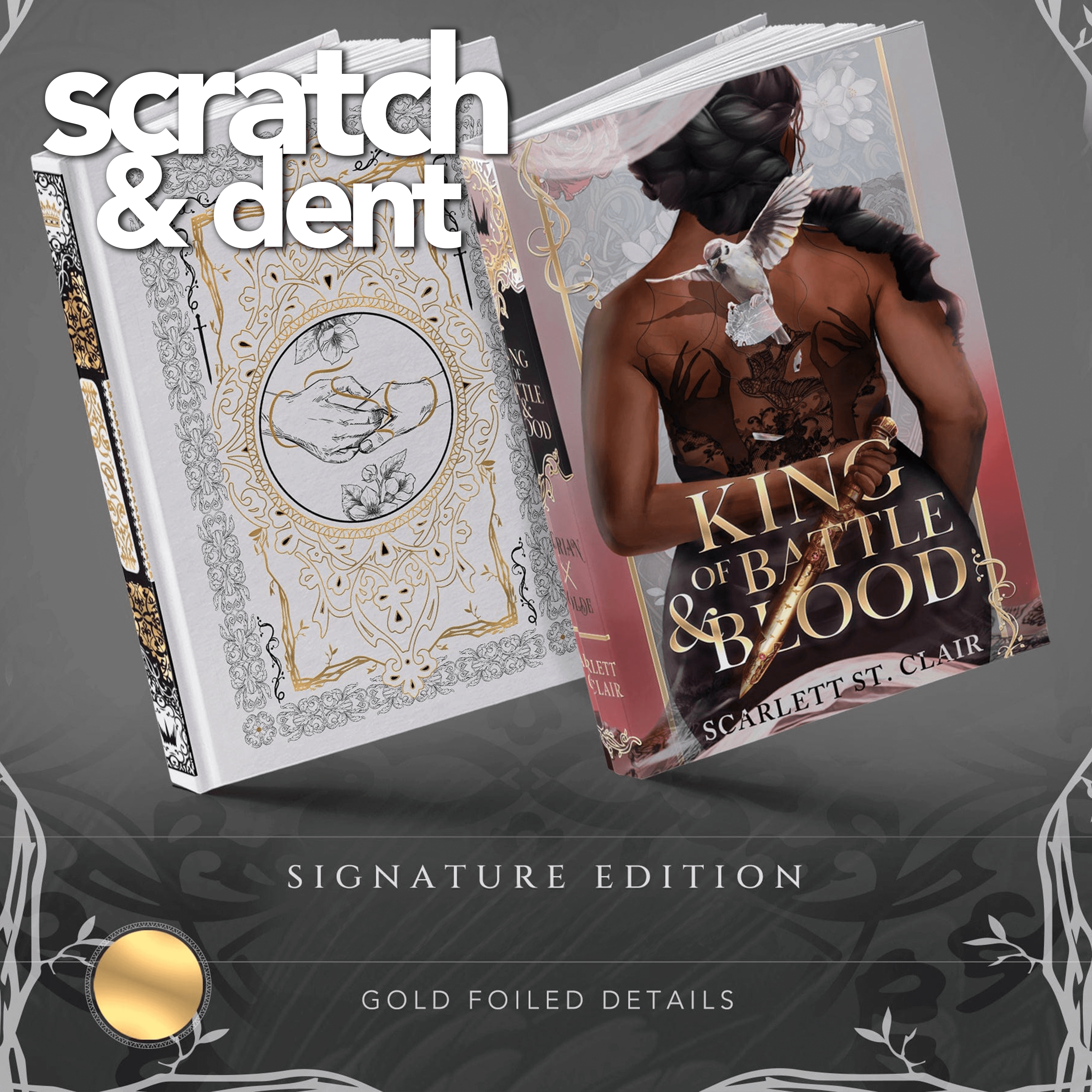 HEAVY SCRATCH & DENT | King of Battle and Blood – Lit Haven Booktique