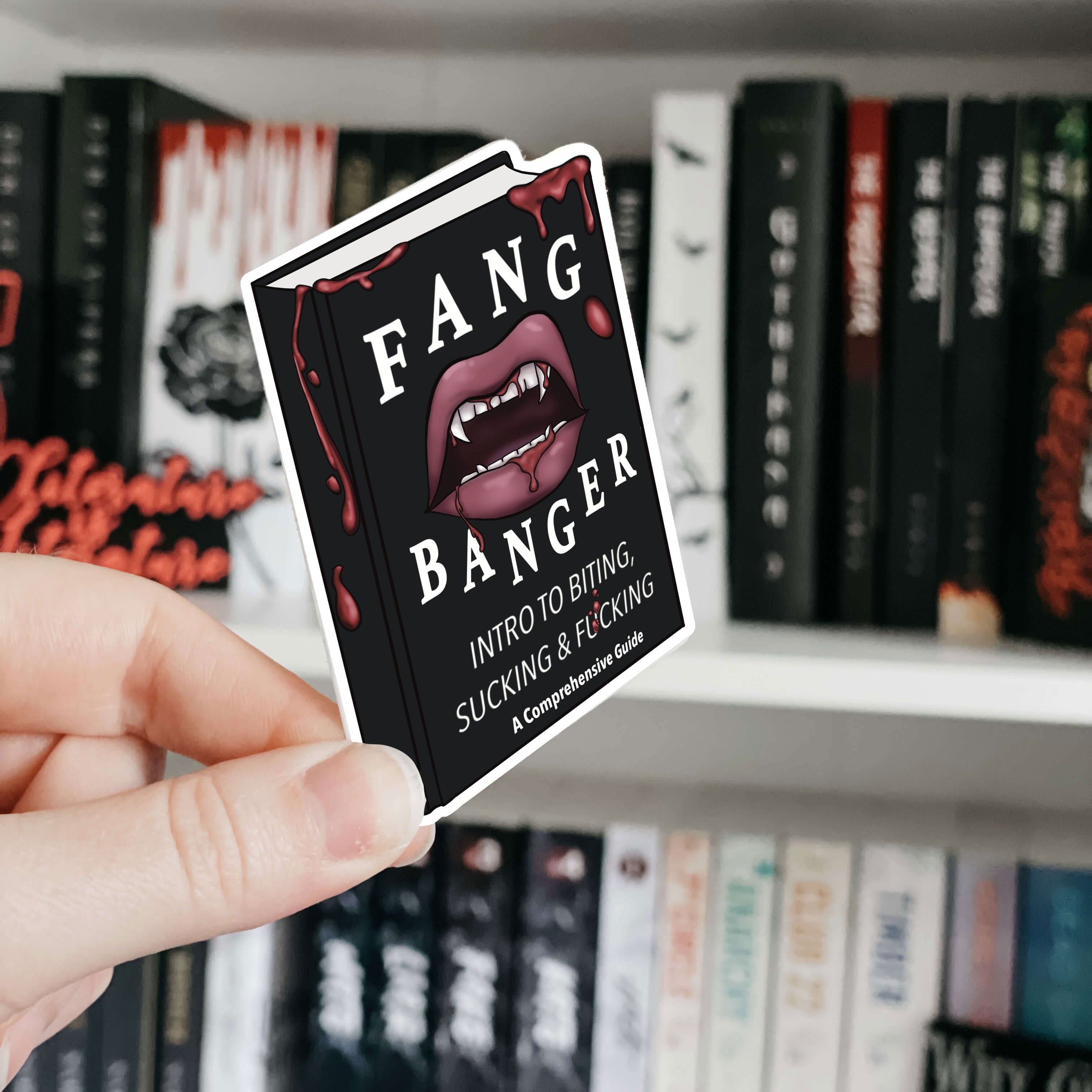 Fang Banger sticker – Lit Haven Booktique